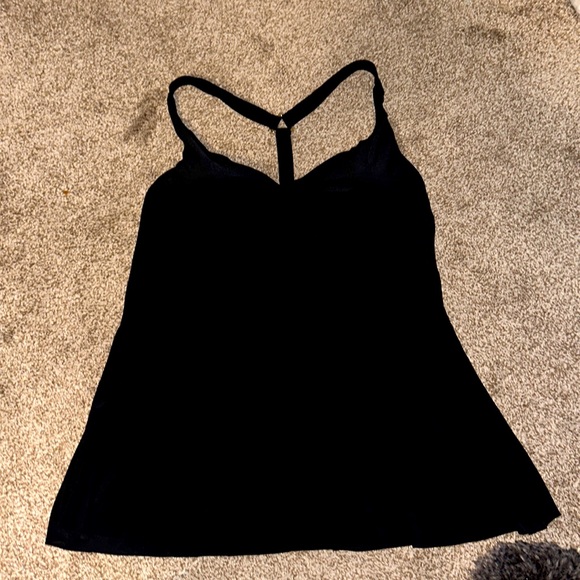 Swim | Tankini Swim Top W Metal Triangle Ring T Back | Poshmark